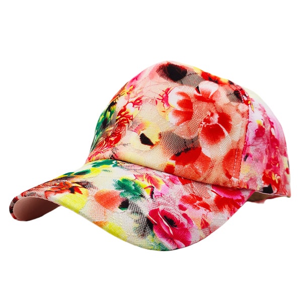 Floral Snapback - Etsy