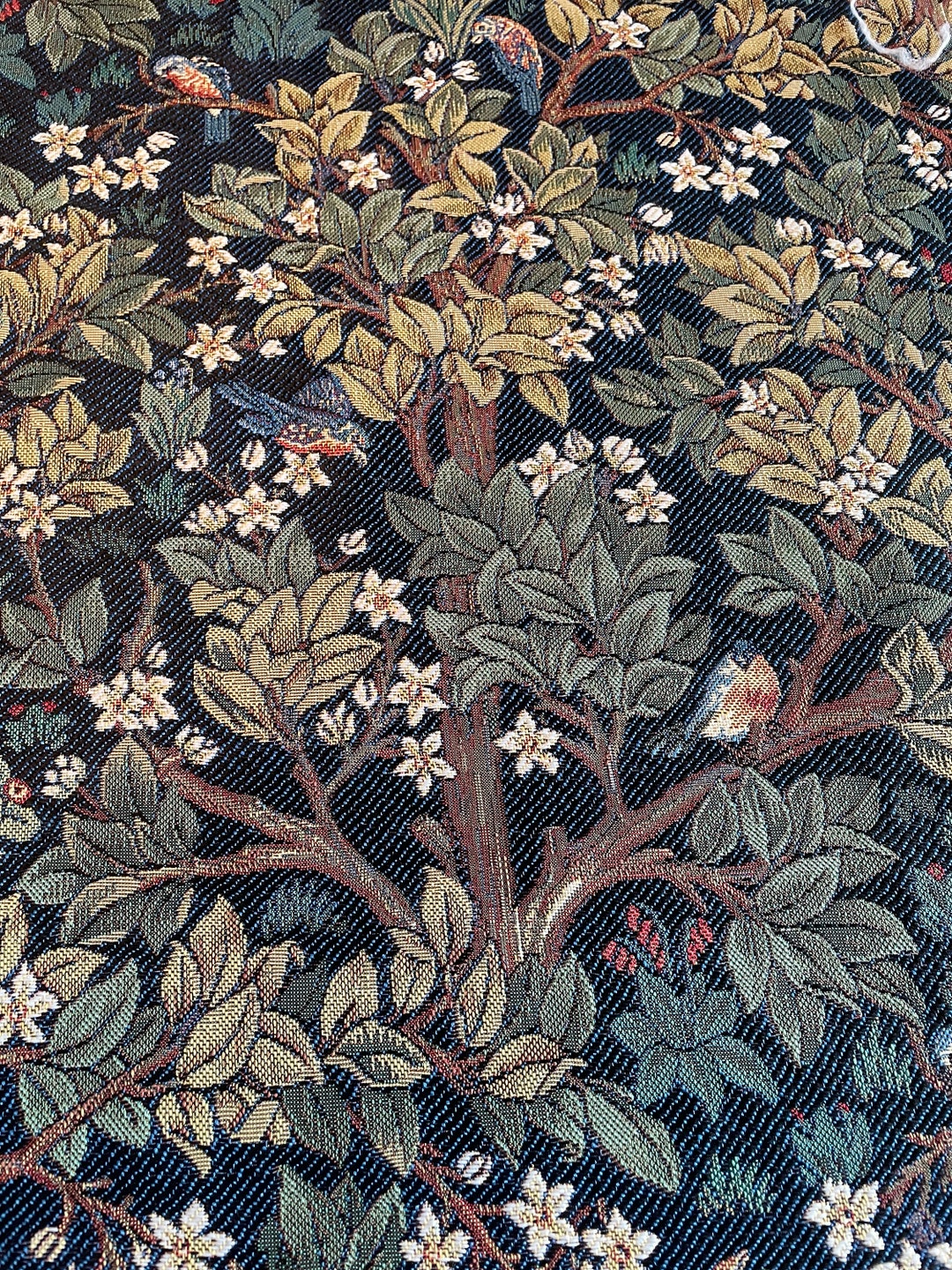 3 Meters Vintage William Morris Tree of Life Heavyweight Upholstery ...