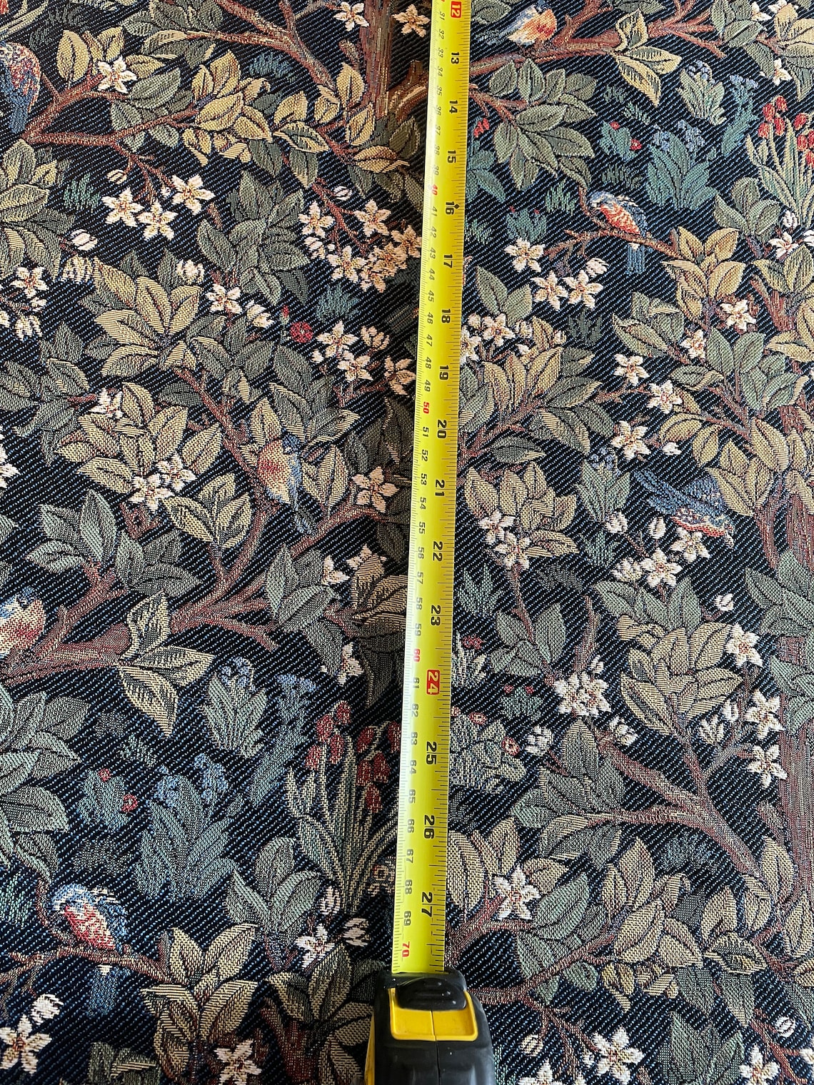 5 Meters Vintage William Morris Tree of Life Upholstery Tapestry Woven ...