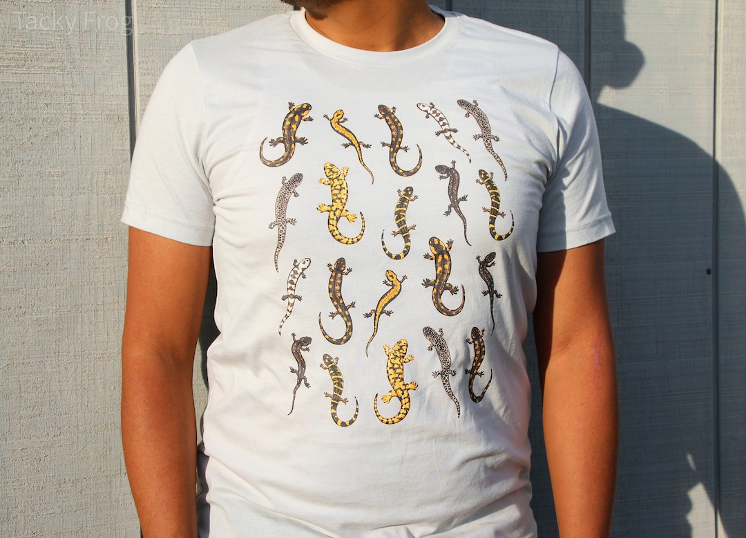 Salamanders Unisex T-shirt | Cute, Colorful Animal & Nature Theme ...