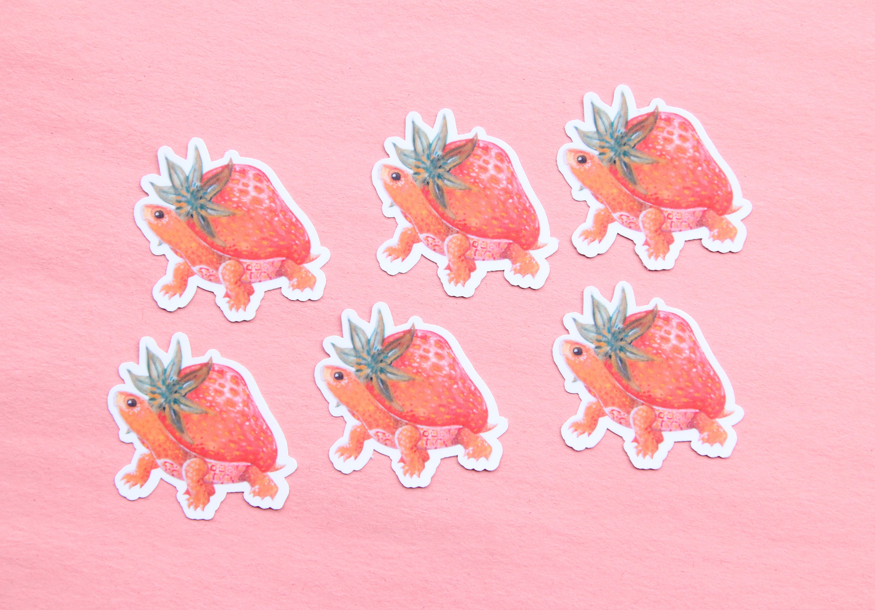 Materials Paper, Party & Kids Happy Cute strawberry turtle tortoise ...