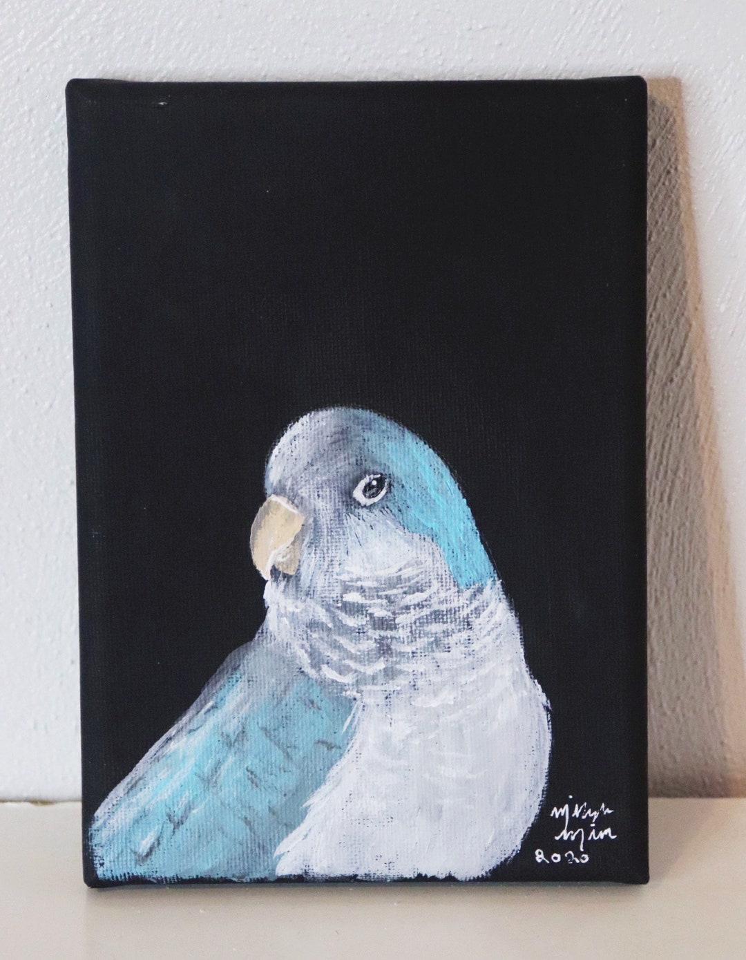 Quaker Parrot Painting - Etsy