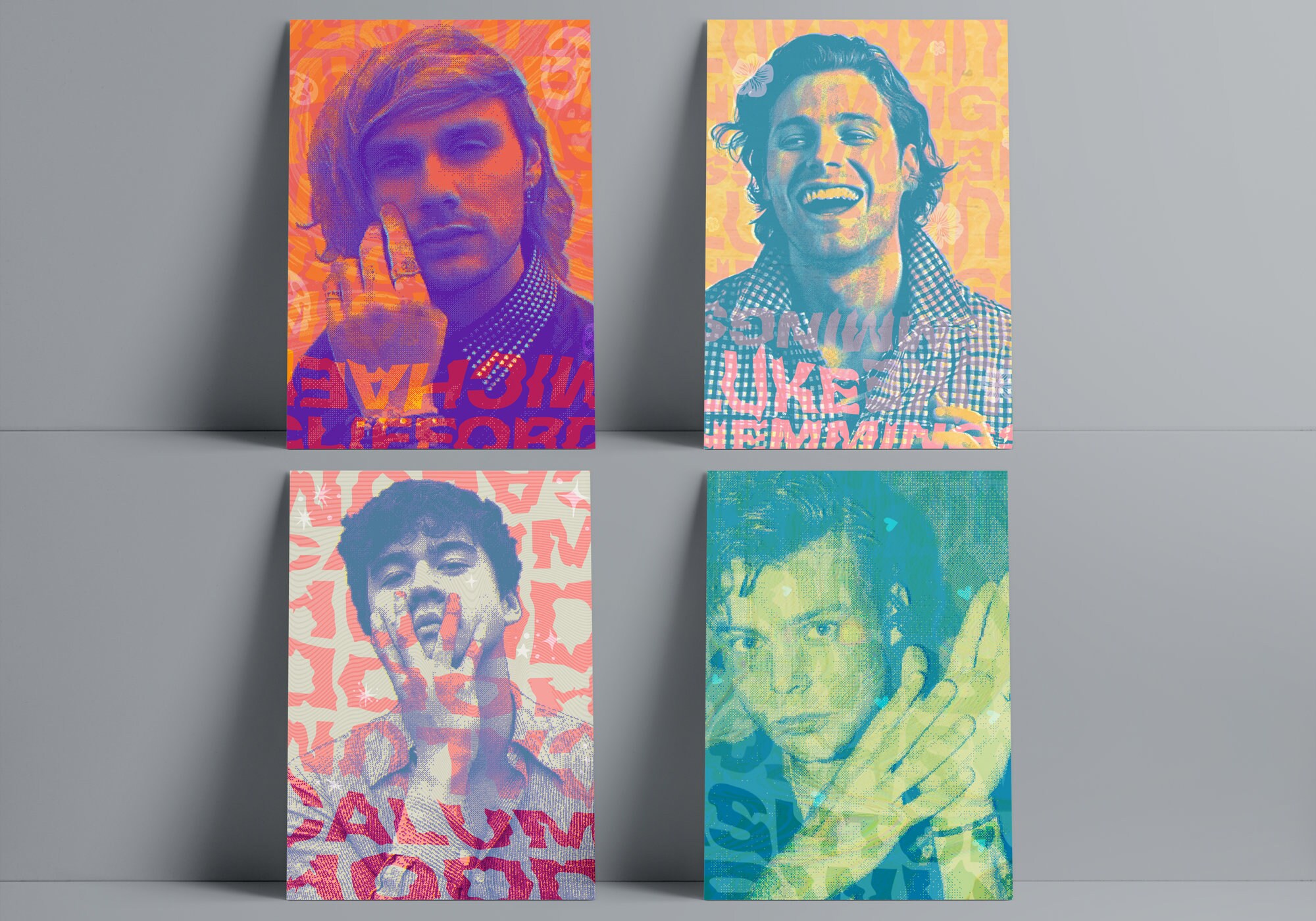 5sos Collage Drawing