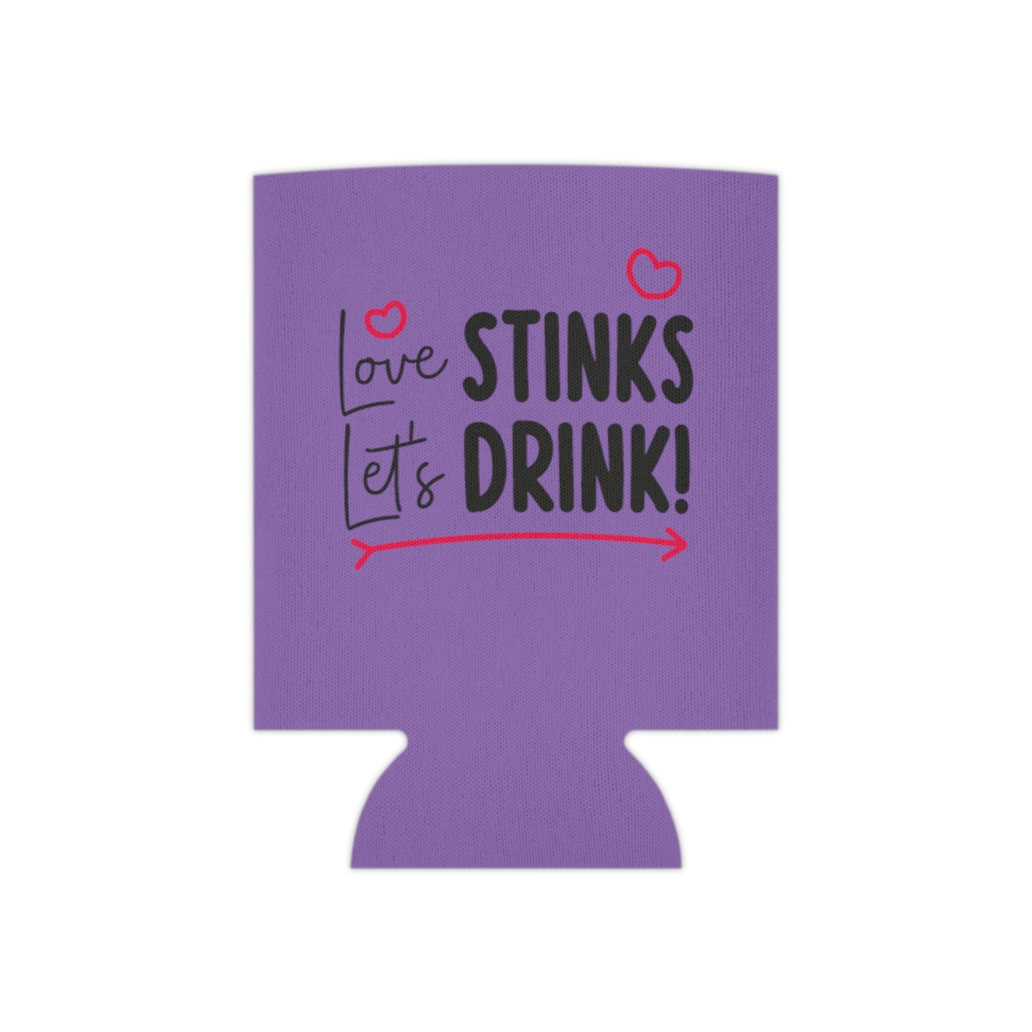 Love Stinks Let's Drink Can Cooler, Valentine's Day, Valentine Can ...