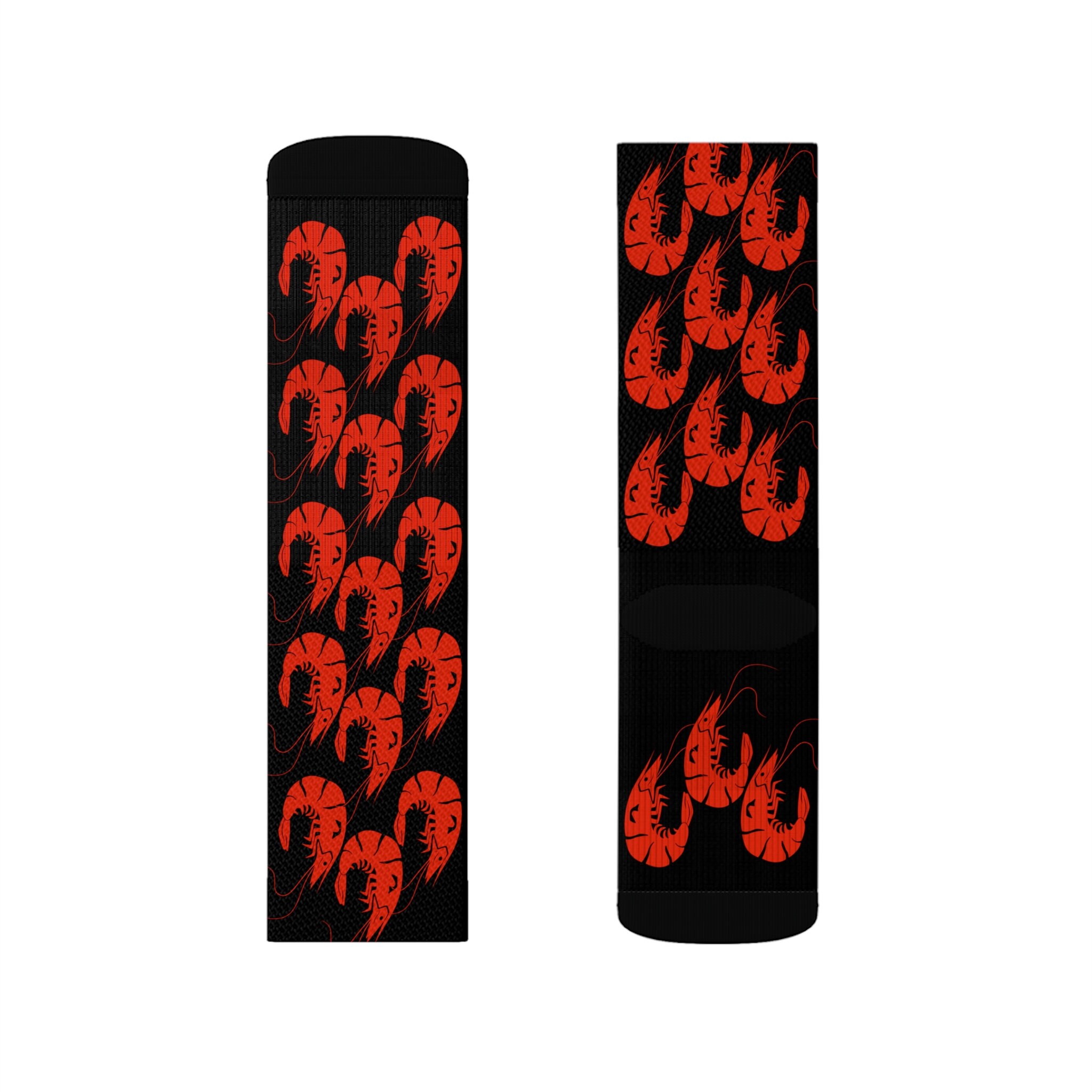 Shrimp Socks Seafood Socks Novelty Socks Funny Shrimp - Etsy