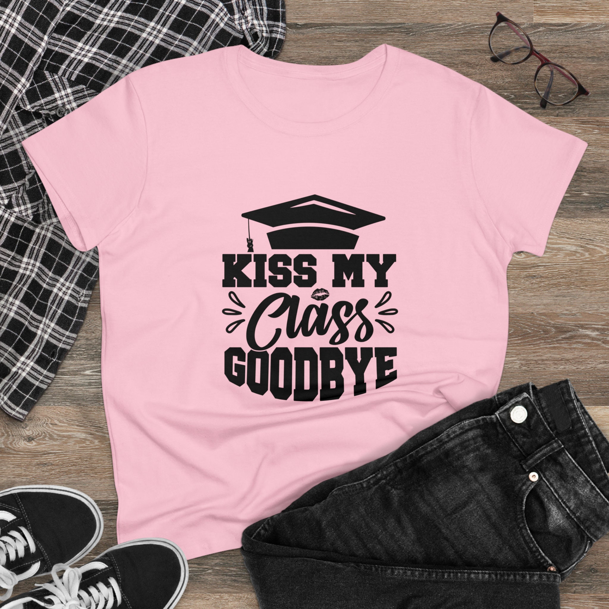 Kiss My Class Goodbye, Funny Graduation Shirt, College Graduation Shirt ...