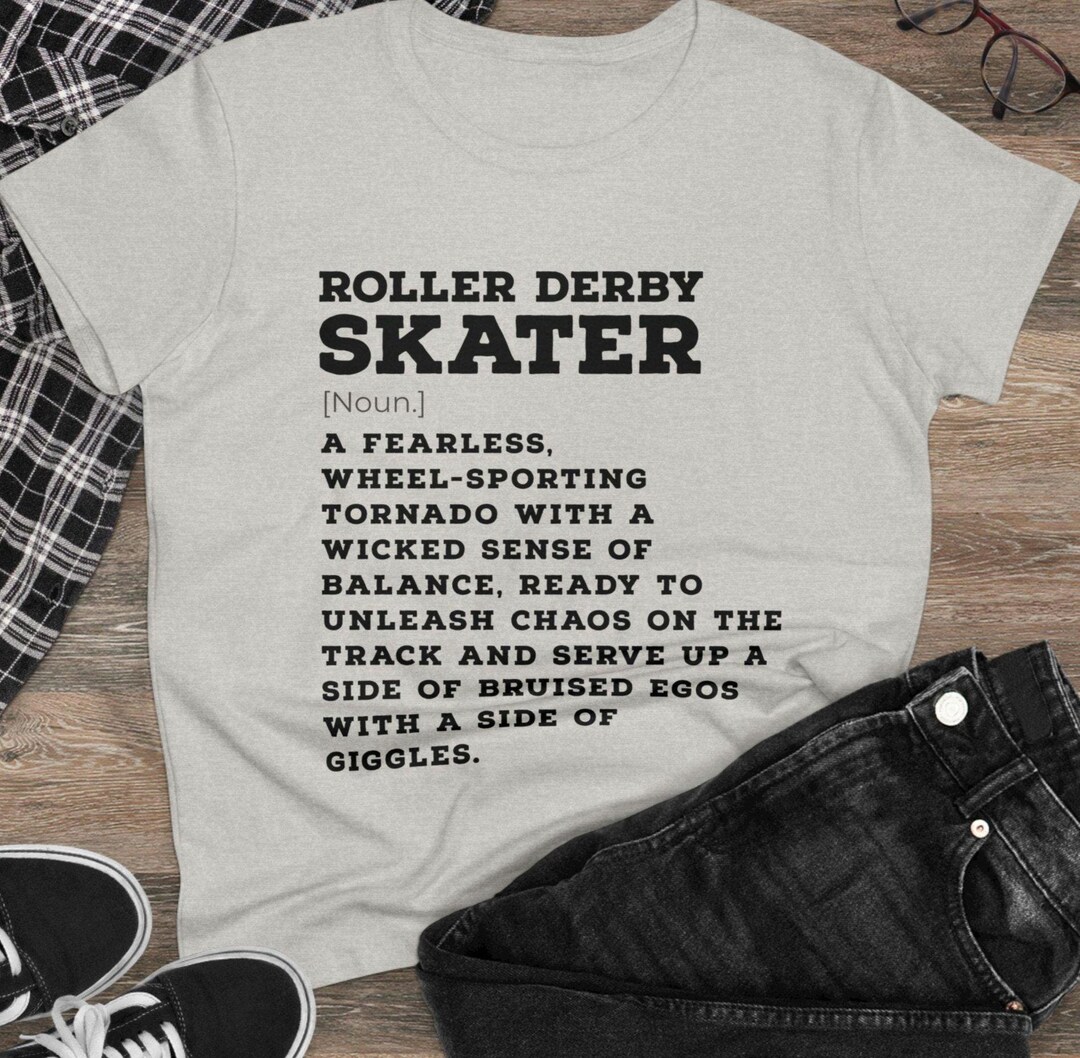 Roller Derby Skater Funny Definition Tee, T-shirt for Women, Roller ...