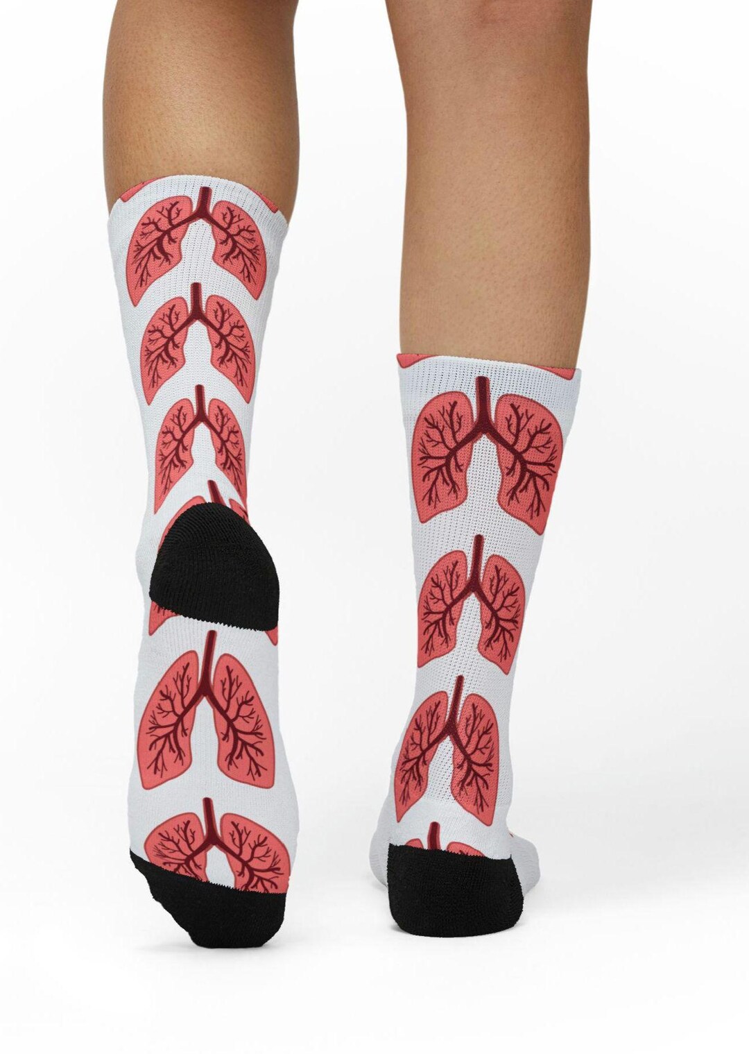 Lung Anatomy Pattern Socks, Medical Organ Socks, Pulmonary Gifts - Etsy ...