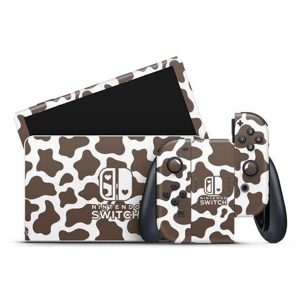 Nintendo Switch Oled Cow Skin - Etsy