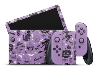 Purple Switch Oled Skin - Etsy