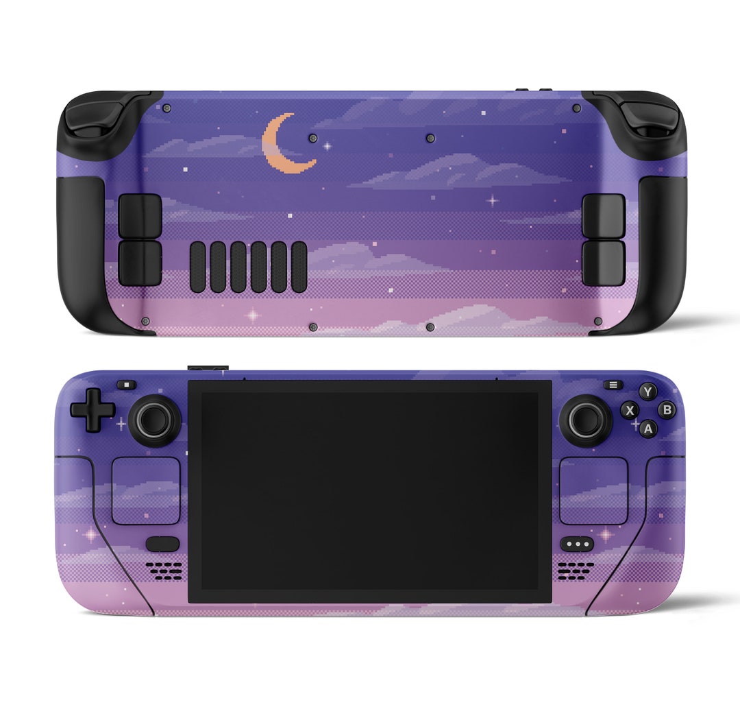 Steam Deck Valve Skin Wrap Premium 3M Sticker Vinyl Purple Pink Pixel ...