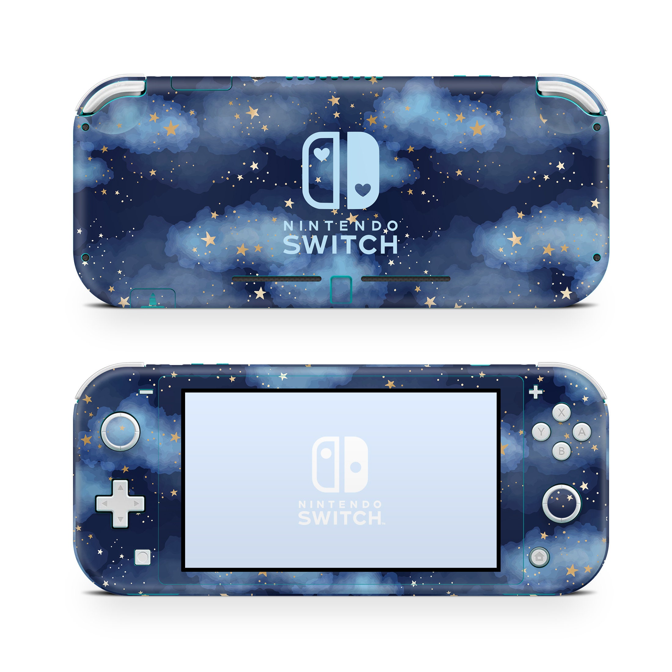 Nintendo Switch Lite Skin Wrap Premium Vinyl Blue Starry Night | Etsy