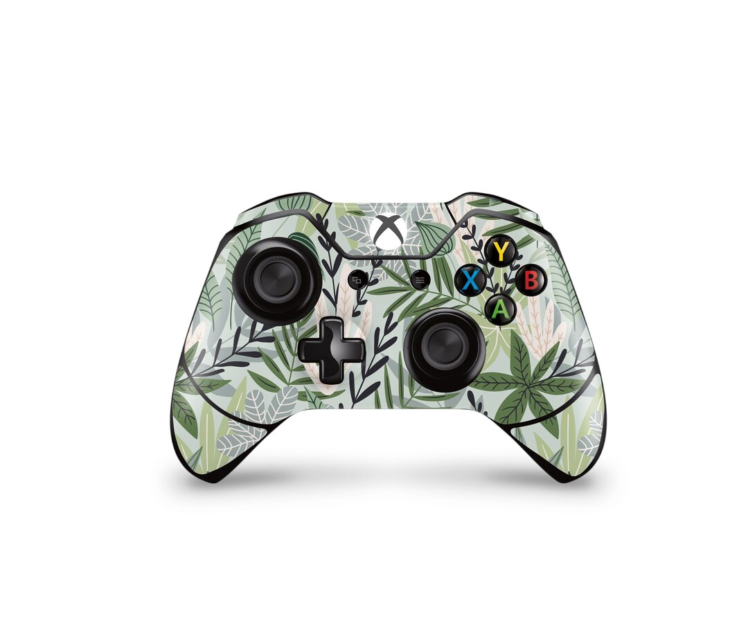 Xbox One 1 Controller Skin Wrap Premium Vinyl Tropical Green Skin ...