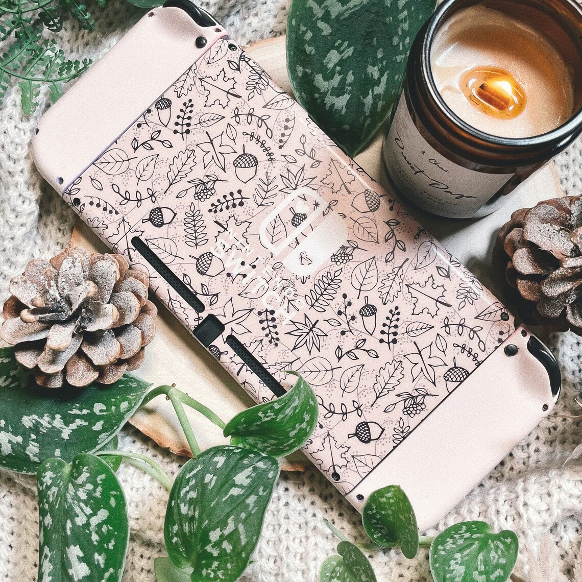 Nintendo Switch Skin Wrap Premium Vinyl Woodland Cottagecore Cover - Etsy