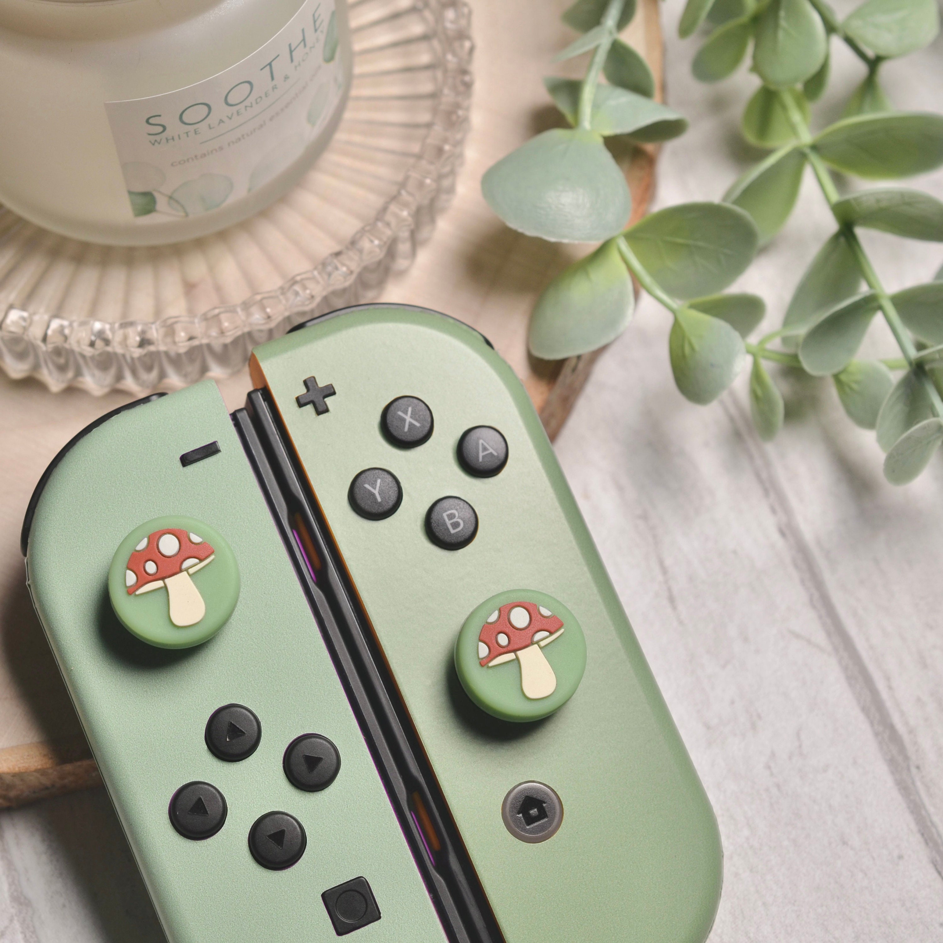 Schalter Daumen Griff Kappe Joy Con Griff Fur Nintendo Switch Lite OLED Skin Case Joy Con Griff Pilz Salbei Waldland Fliegenpilz Etsy