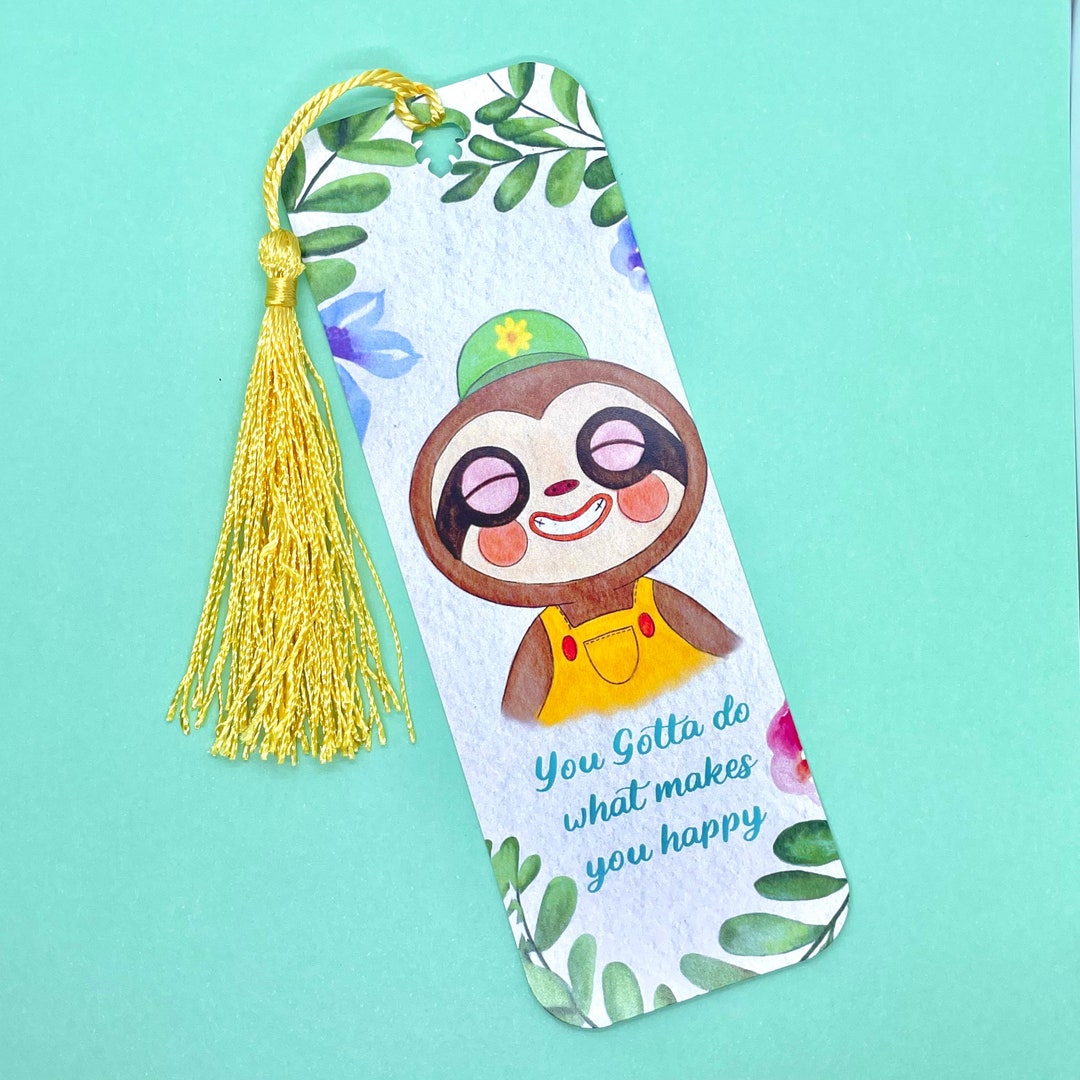 Leif Animal Crossing Bookmark With Tassel - Etsy