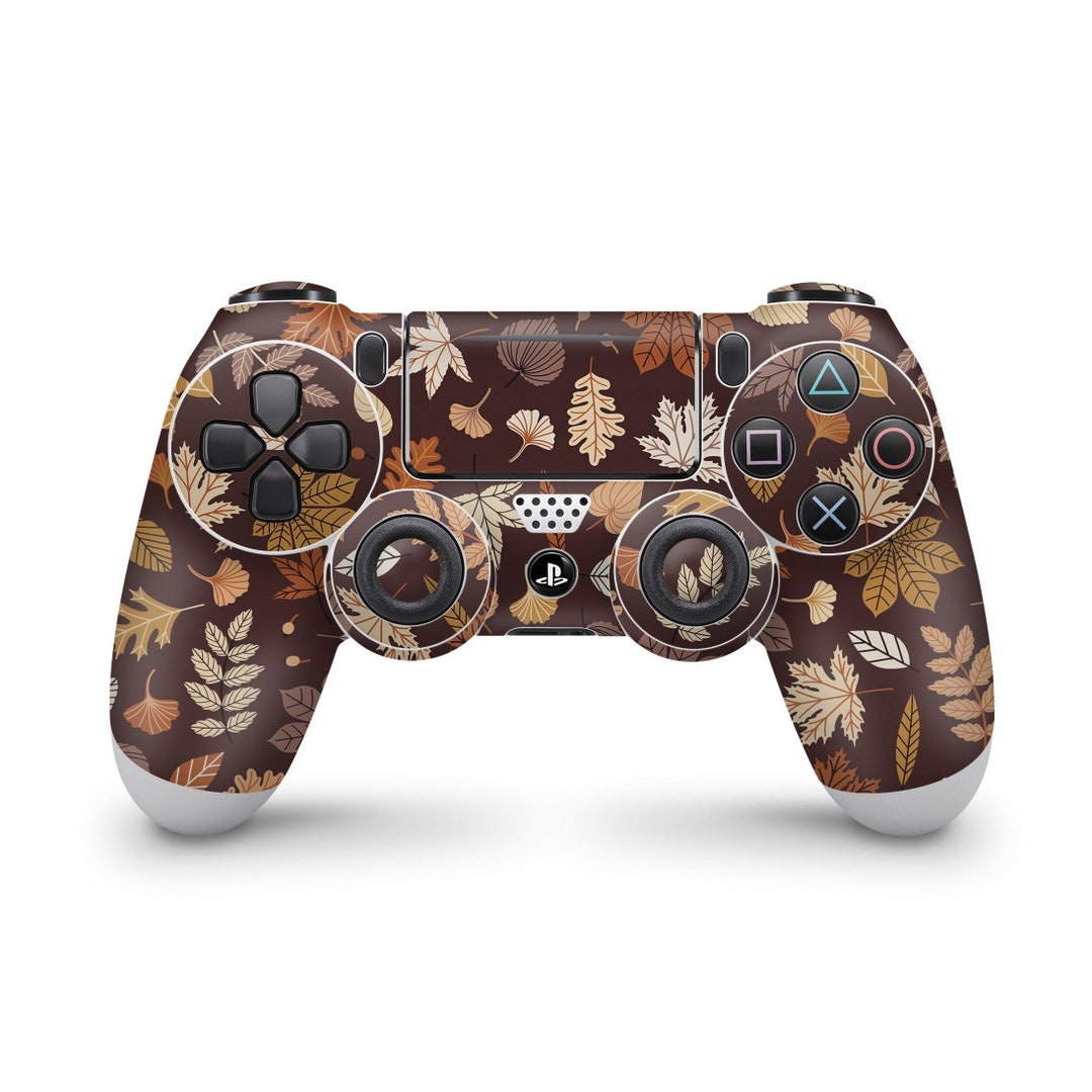 PS4 Playstation 4 Controller Skin Wrap Premium Vinyl Brown Autumn ...