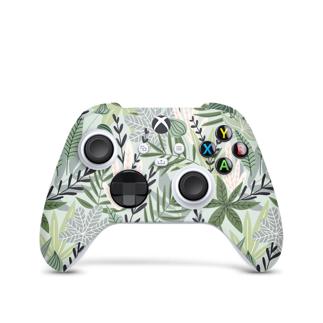 Xbox Series S & X Controller Skin Wrap Premium Vinyl Tropical Green ...