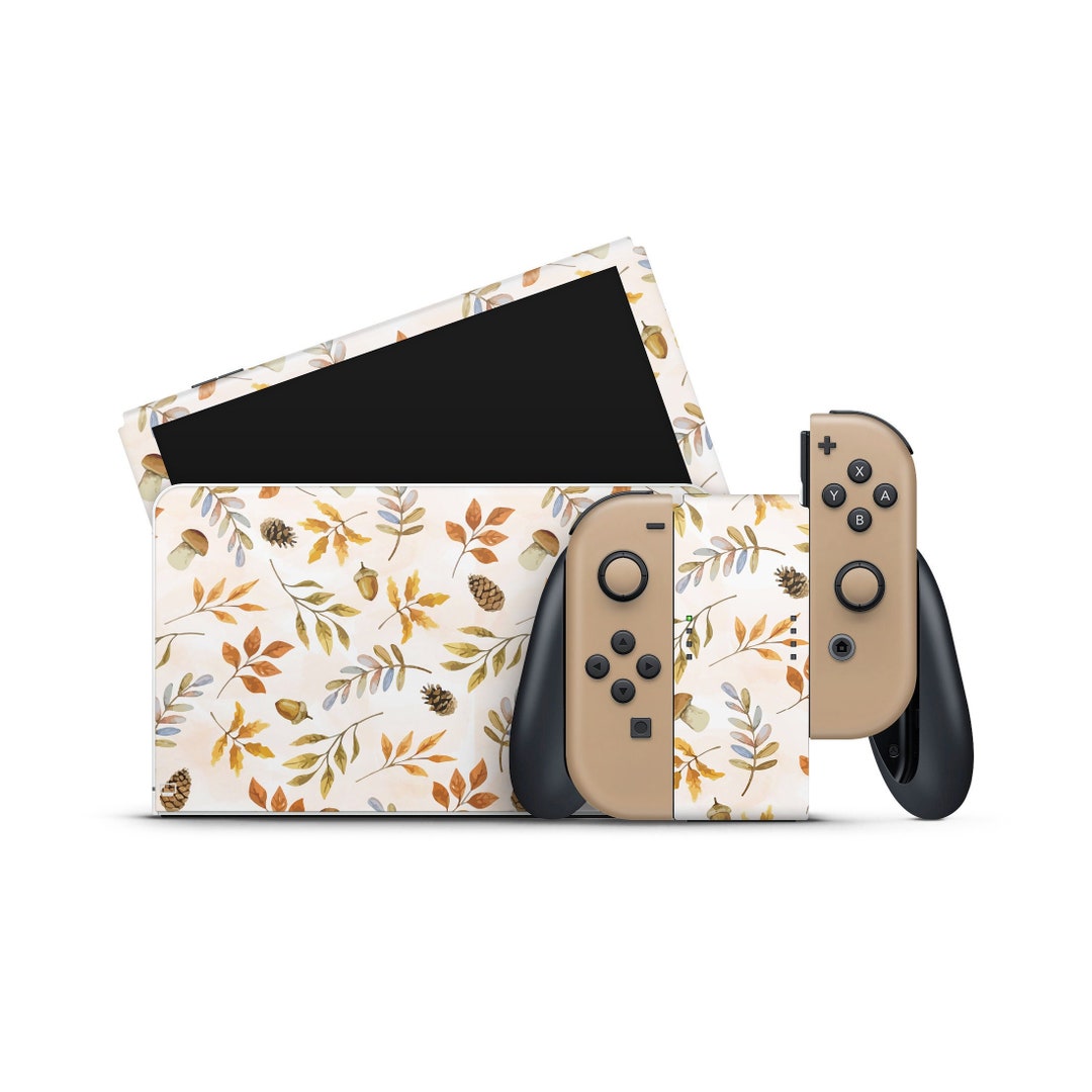 Nintendo Switch OLED Model Skin Wrap Premium 3M Vinyl Light Woodland ...