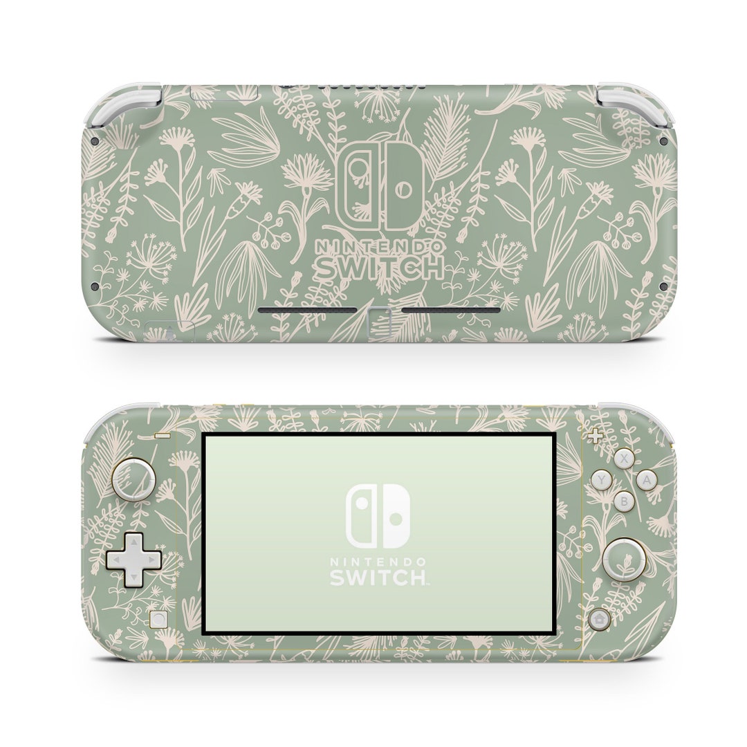 Nintendo Switch Lite Skin Wrap Premium 3M Vinyl Neutral Sage Green ...