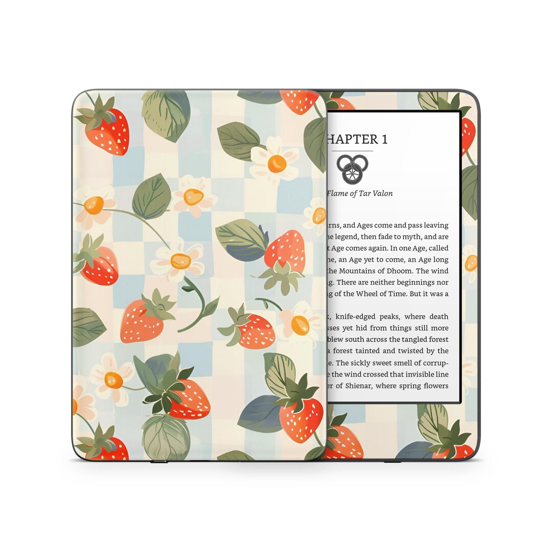 Amazon Kindle Skin Wrap Cover Premium Quality 3M Vinyl Gingham ...