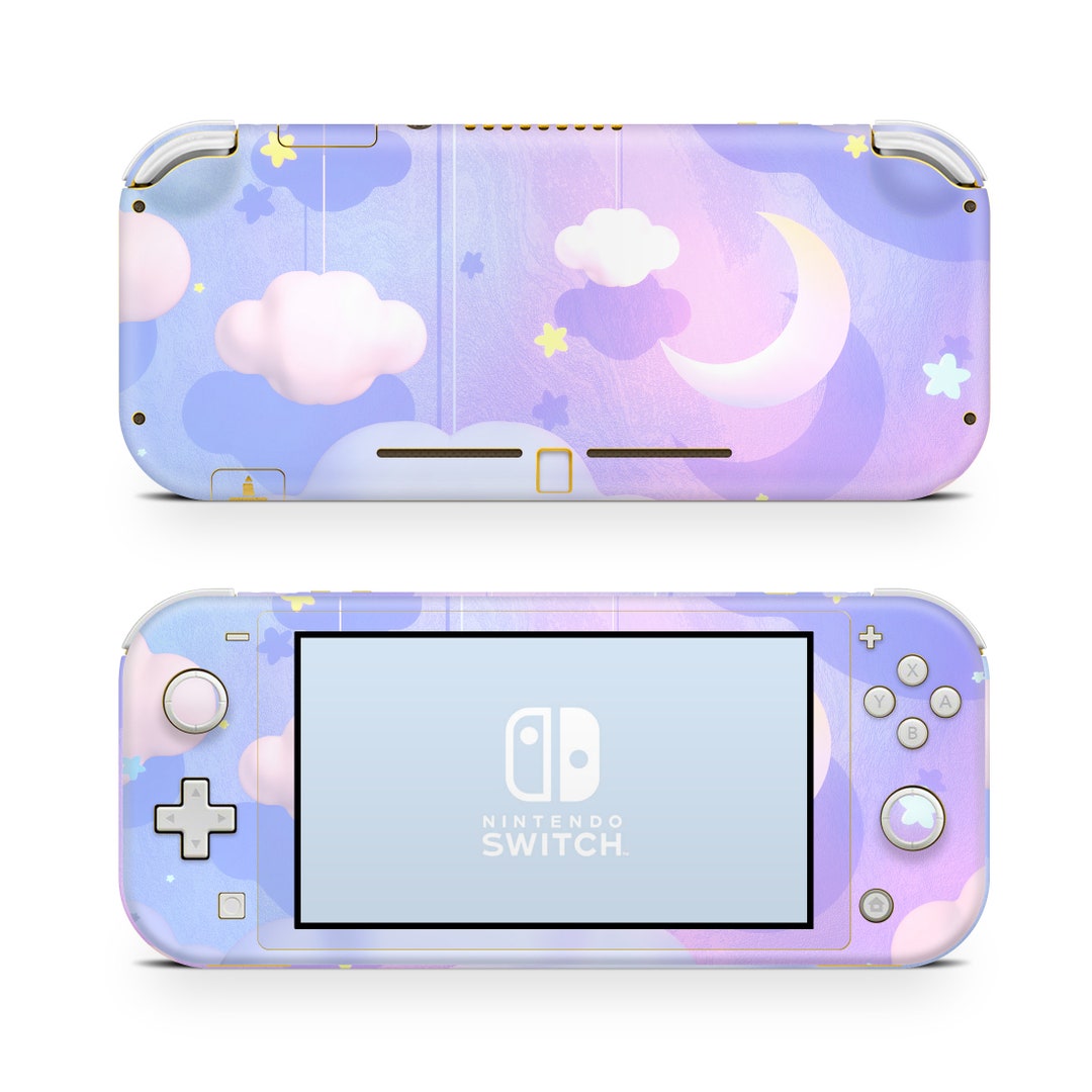 Nintendo Switch Lite Skin Wrap Premium 3M Decal Vinyl Cute Pastels Sky ...