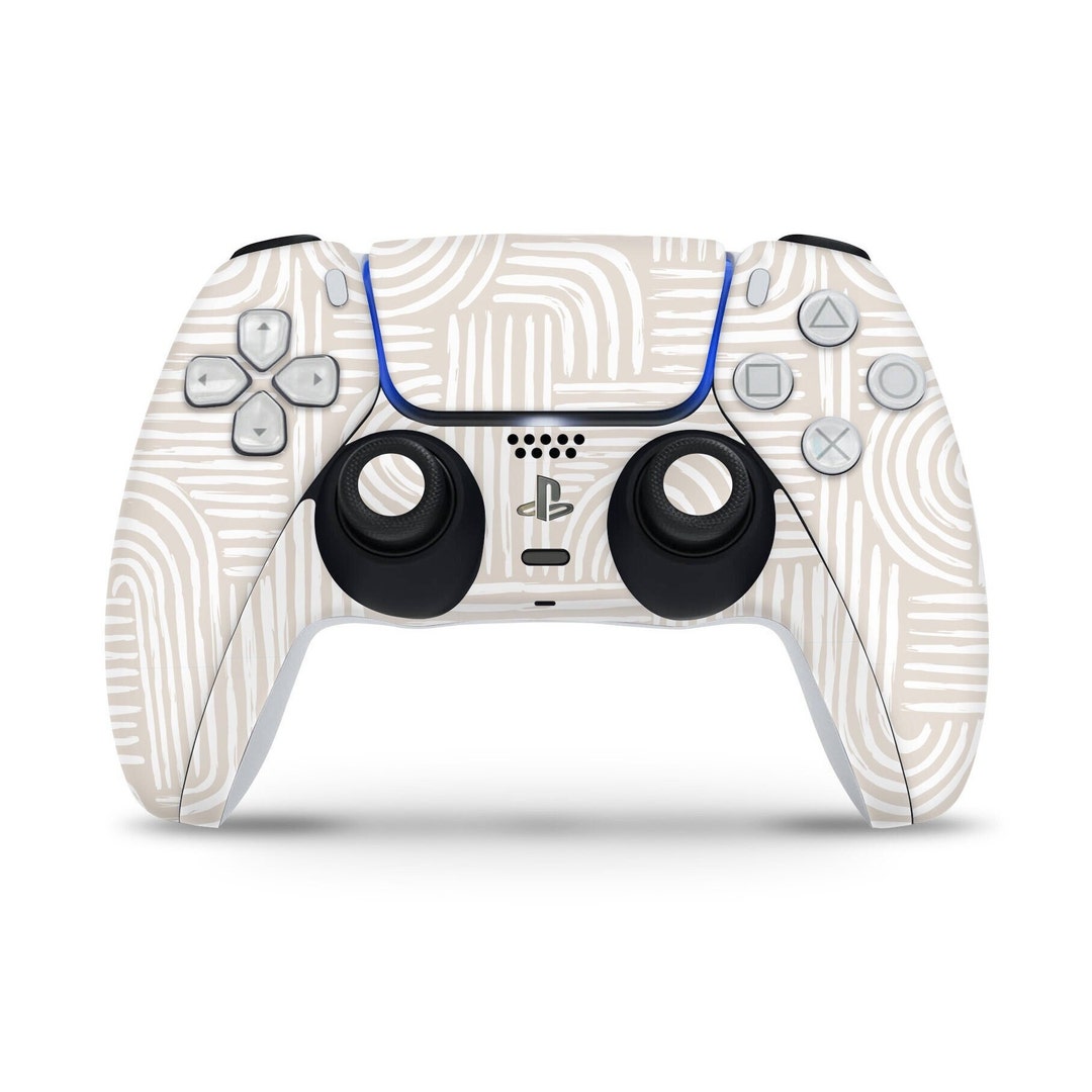 PS5 Playstation 5 Controller Skin Wrap Premium Vinyl Beige Abstract - Etsy