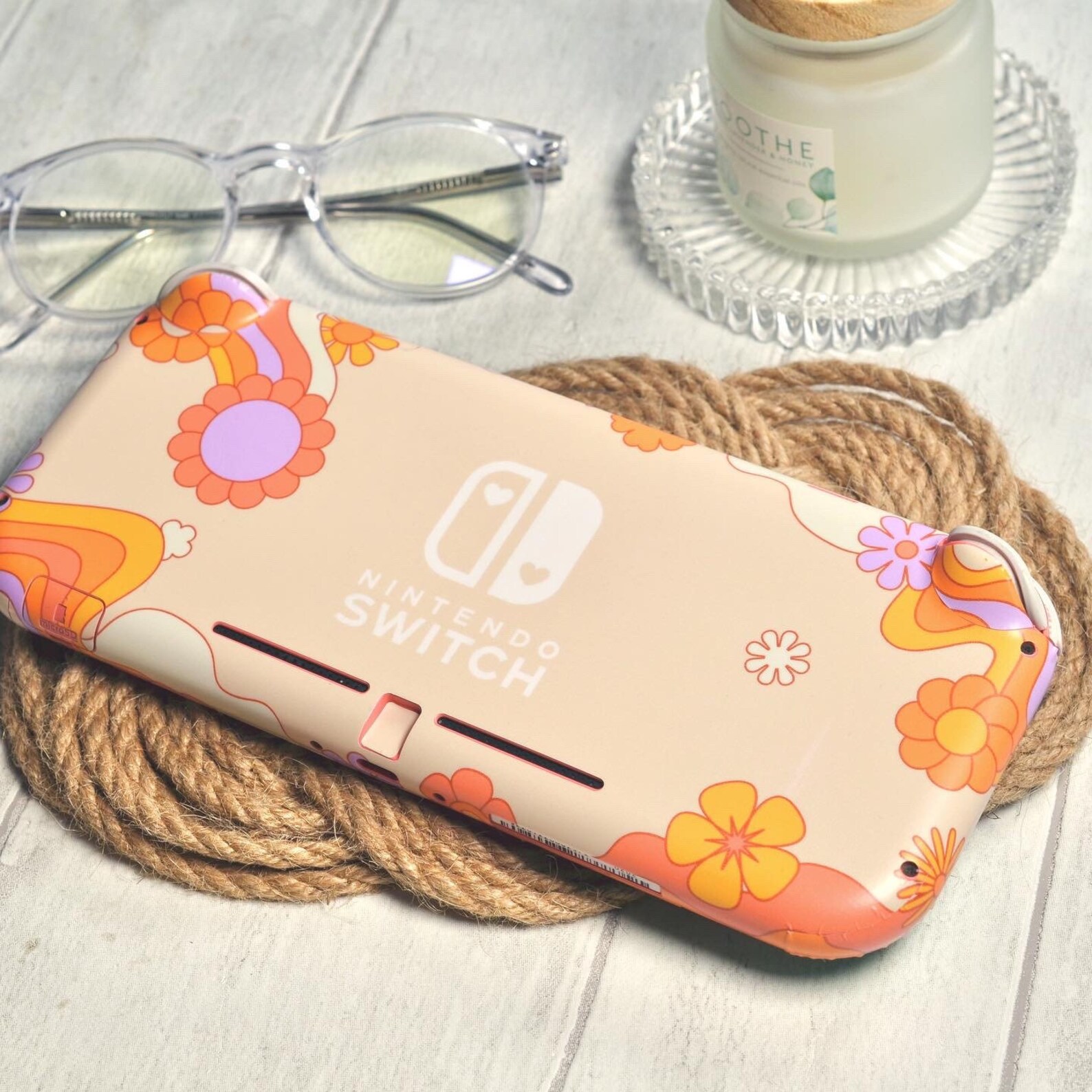 Nintendo Switch Lite Skin Wrap Premium Vinyl Hippy Groovy Boho - Etsy