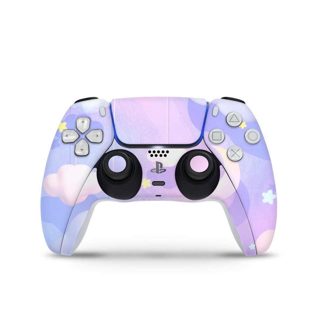 PS5 Playstation 5 Controller Skin Wrap Premium Vinyl Lilac Purple ...