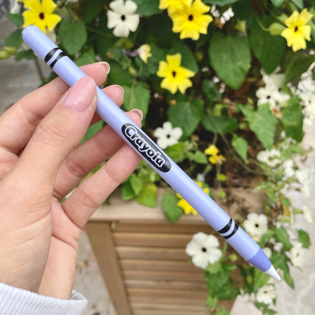 Apple Pencil Skin Pastel Wrap Crayon Style Premium Vinyl Sticker Procreate Etsy Polska