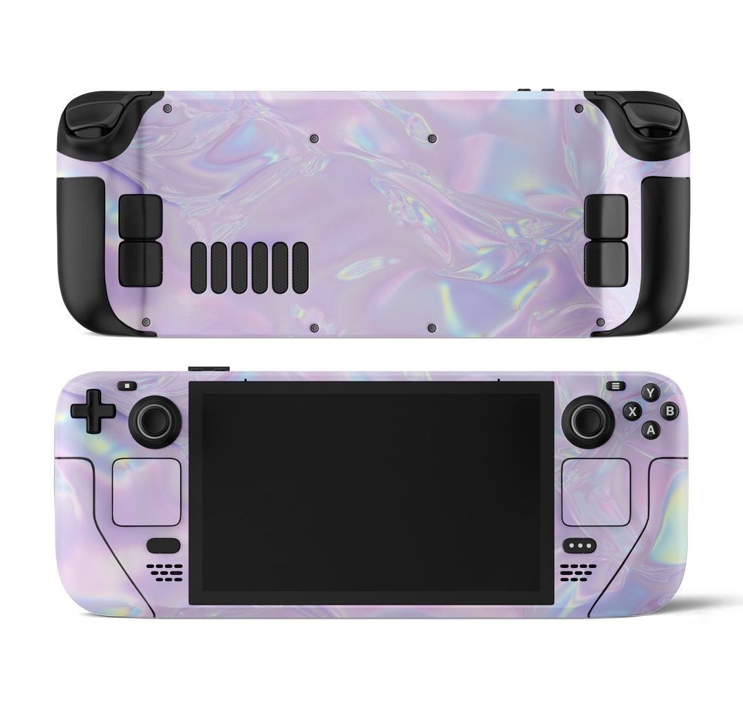 Steam Deck Valve Skin Wrap Premium Sticker Vinyl Aurora Pastel Lilac ...