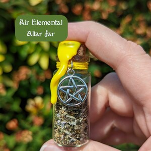 Elemental Altar Jar Set of 4, Fire Earth Air Water - Etsy UK