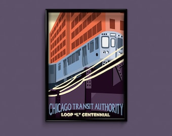 Chicago Cta Poster - Etsy