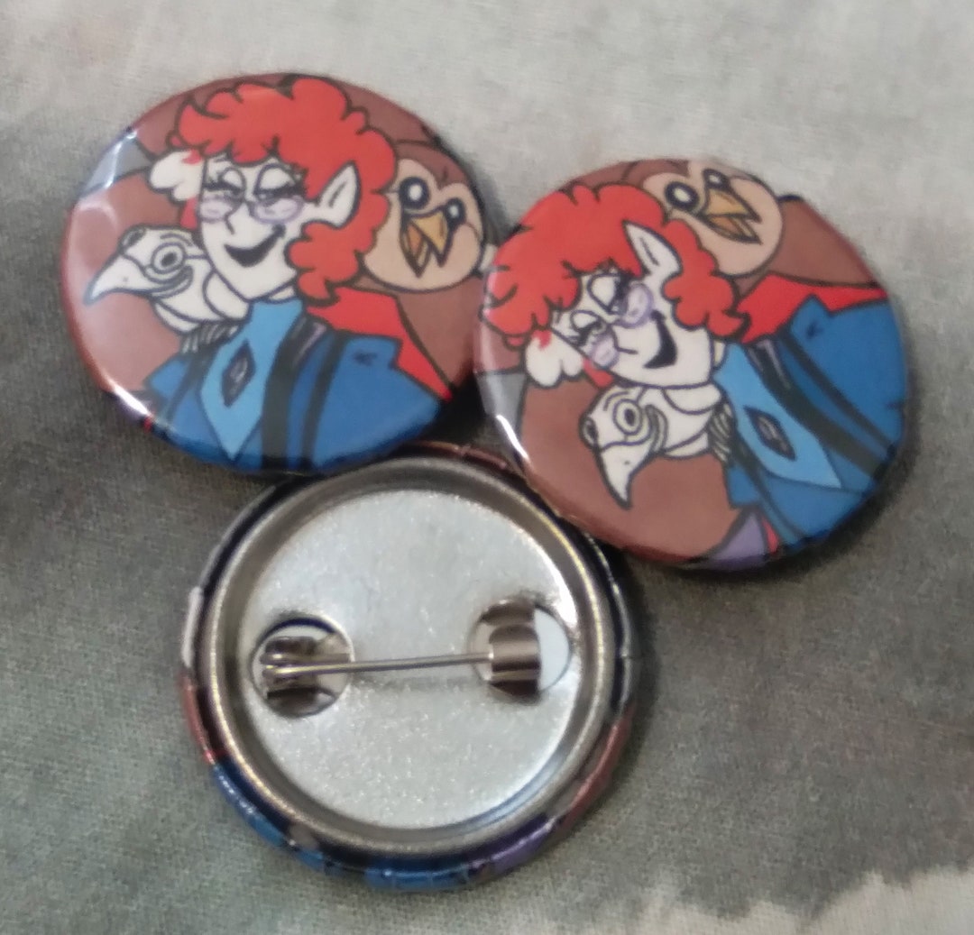 Ace Cartoon Pride Buttons - Etsy