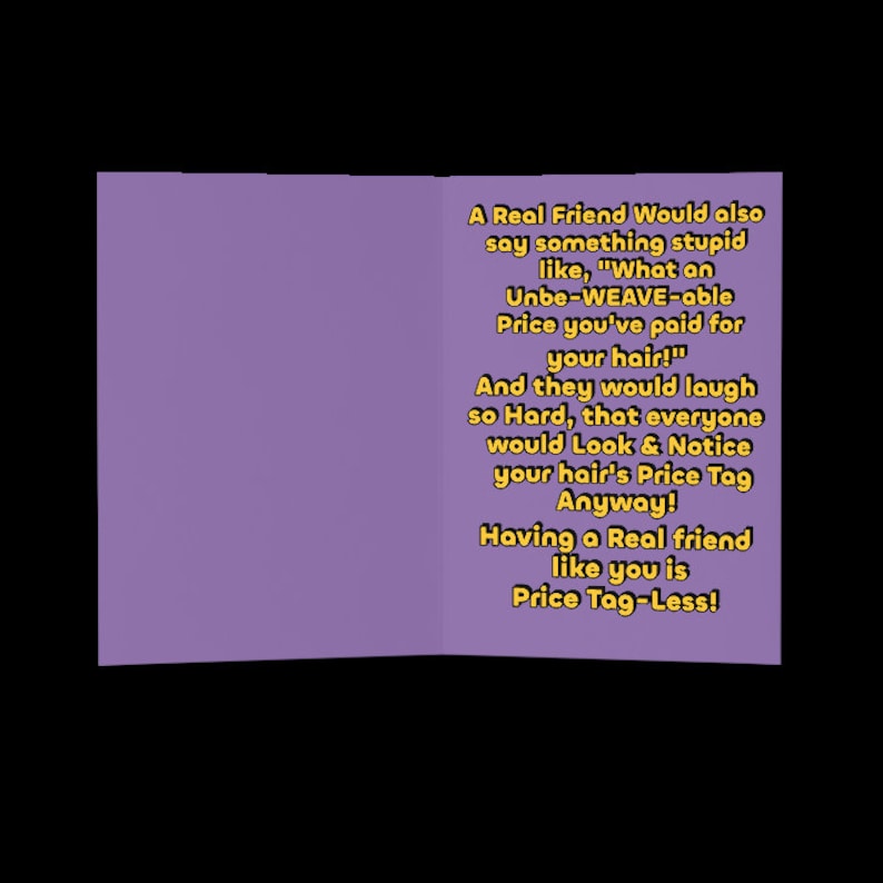 Funny Greeting Card for Your Priceless Friends - Etsy