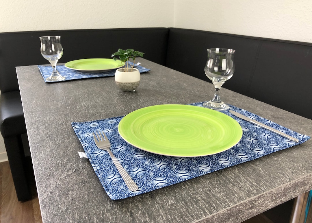 Placemat Set 4 Pieces Placemats Placemats Fabric Table Set Made of ...