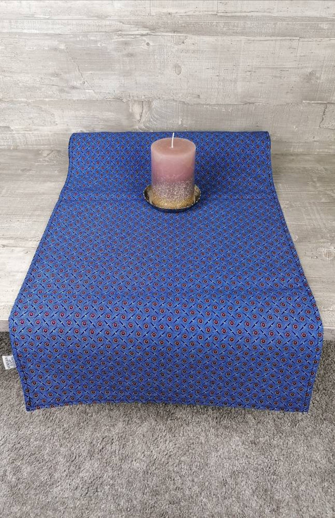 Table Runner Made of Shweshwe Fabric, Table Runner Blue, Table Runner ...