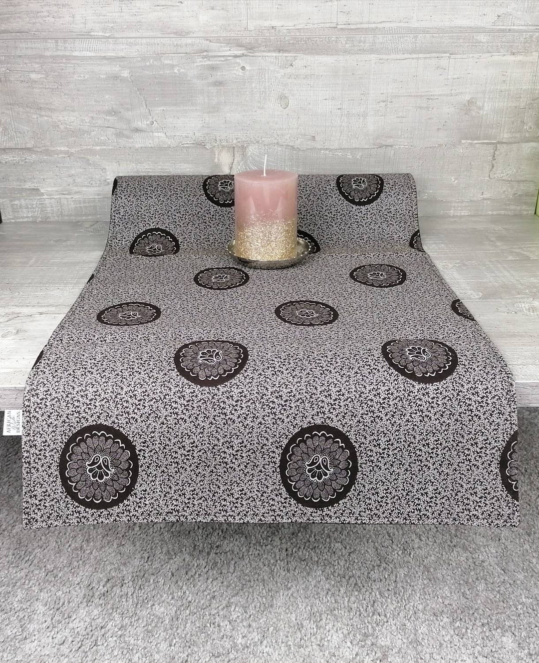 Table Runner Made of Shweshwe Fabric, Table Runner, Table Runner ...