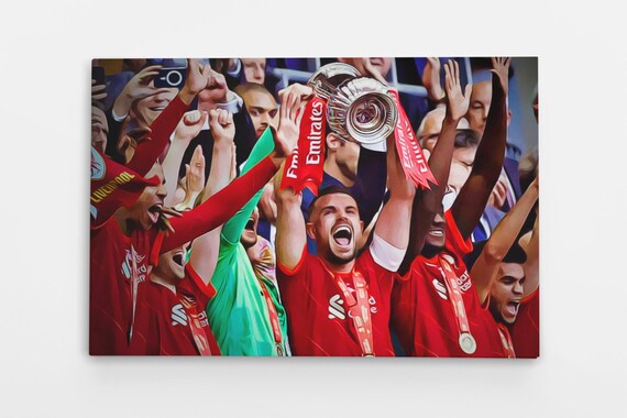 LFC FA Cup Winners 2022 Liverpool FC Portrait A3 A4 or A5 | Etsy