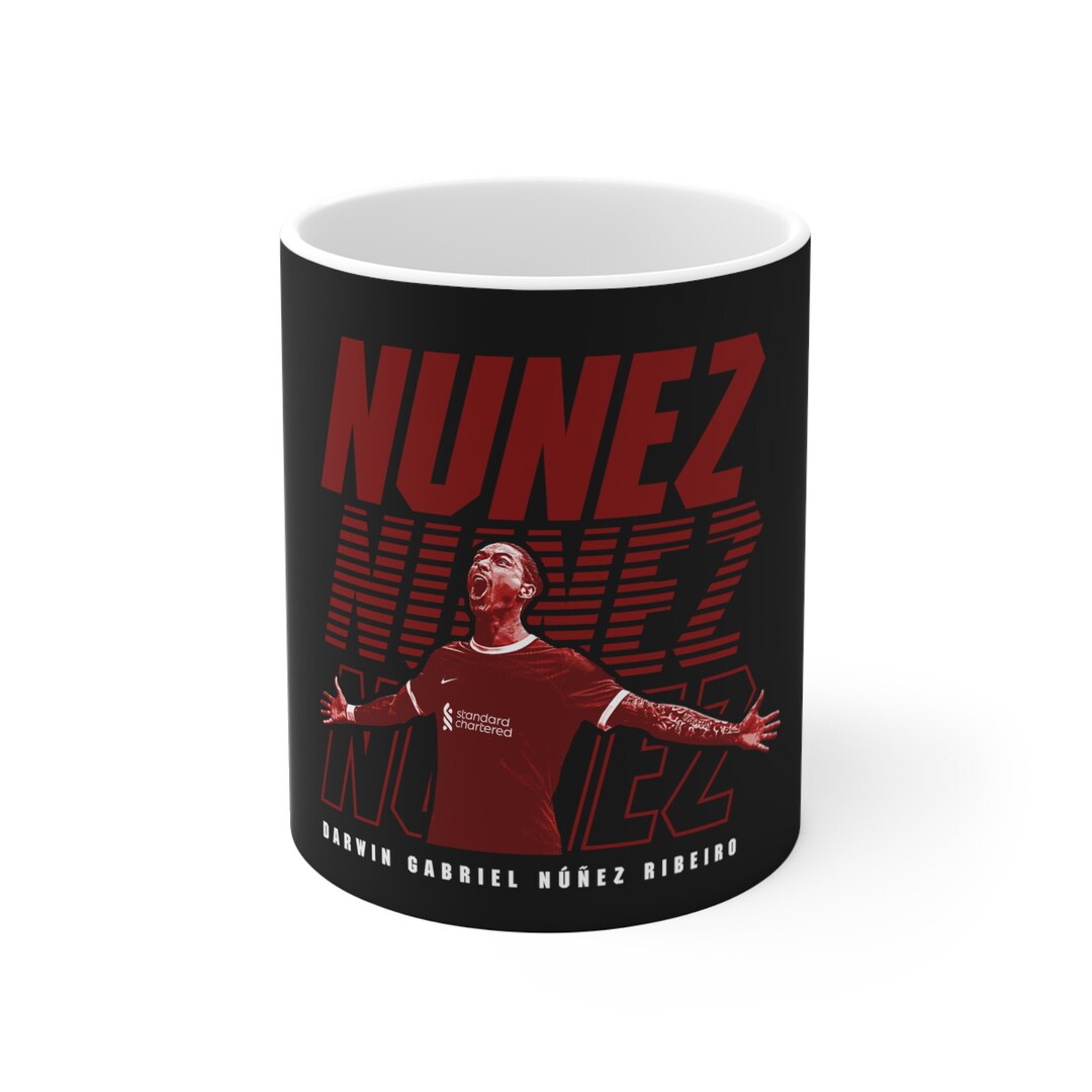 Nunez Nunez Nunez | Liverpool FC Darwin Nunez Mug (black Background ...