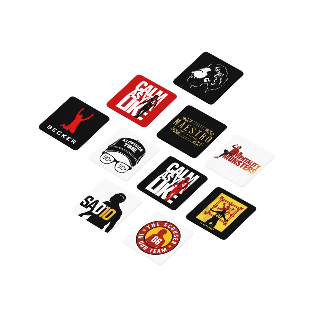 LFC Squad Icon Collection (10 Pack) - Liverpool FC Coasters - Etsy UK