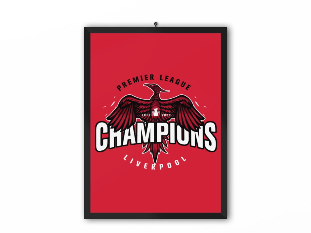 LFC Bird Print (red) | A3 A4 A5 Poster Liverpool FC Champions 19/20 - Etsy