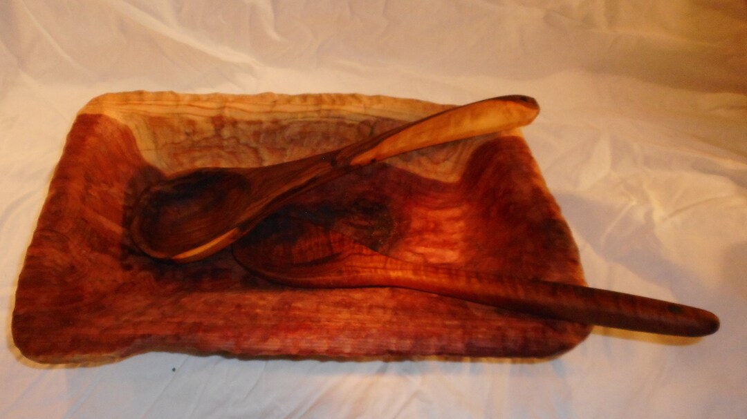 22.063 Cedar Bowl, Freeform Wood Bowl Unique Handmade Natural Made in ...