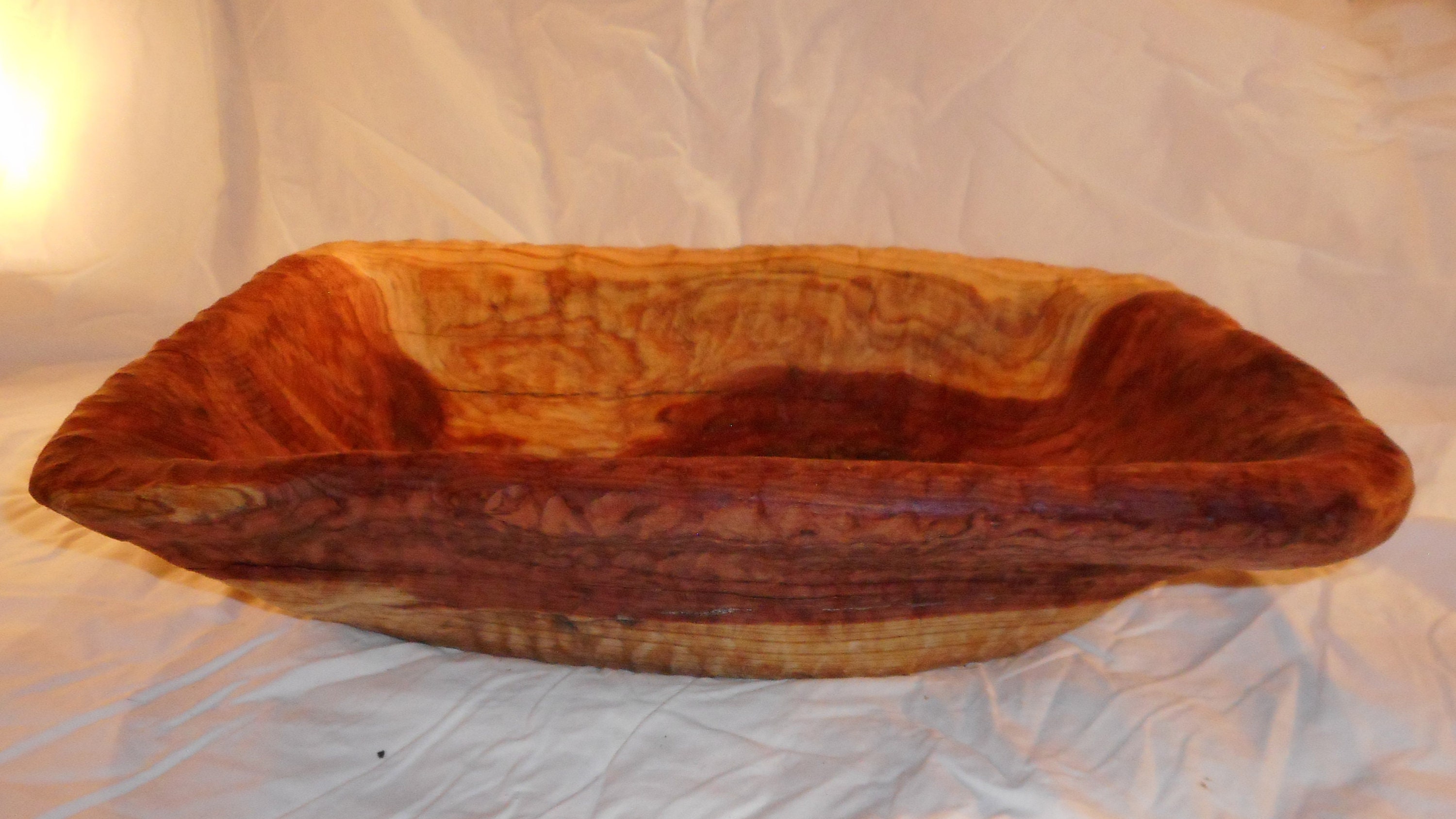 22.063 Cedar Bowl, Freeform Wood Bowl Unique Handmade Natural Made in ...