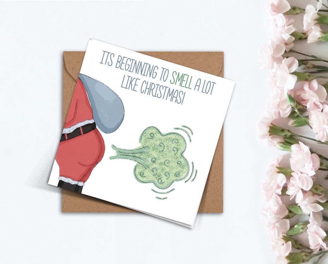 Funny Farting Santa Christmas Card, It’s Beginning to Smell a Lot Like ...