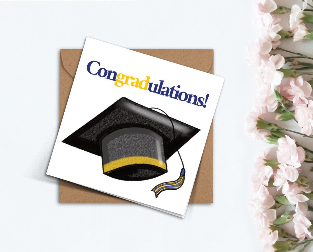 Cute Congradulations Graduation Card, Handmade Congratulations Proud of ...