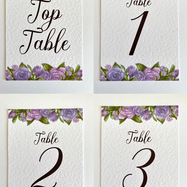 Purple Numbers - Etsy UK