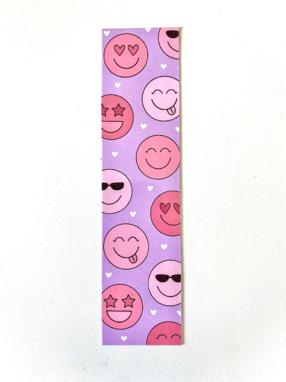 Smiley Face Cute Emoji Bookmark Gift for Book Lover Cute - Etsy