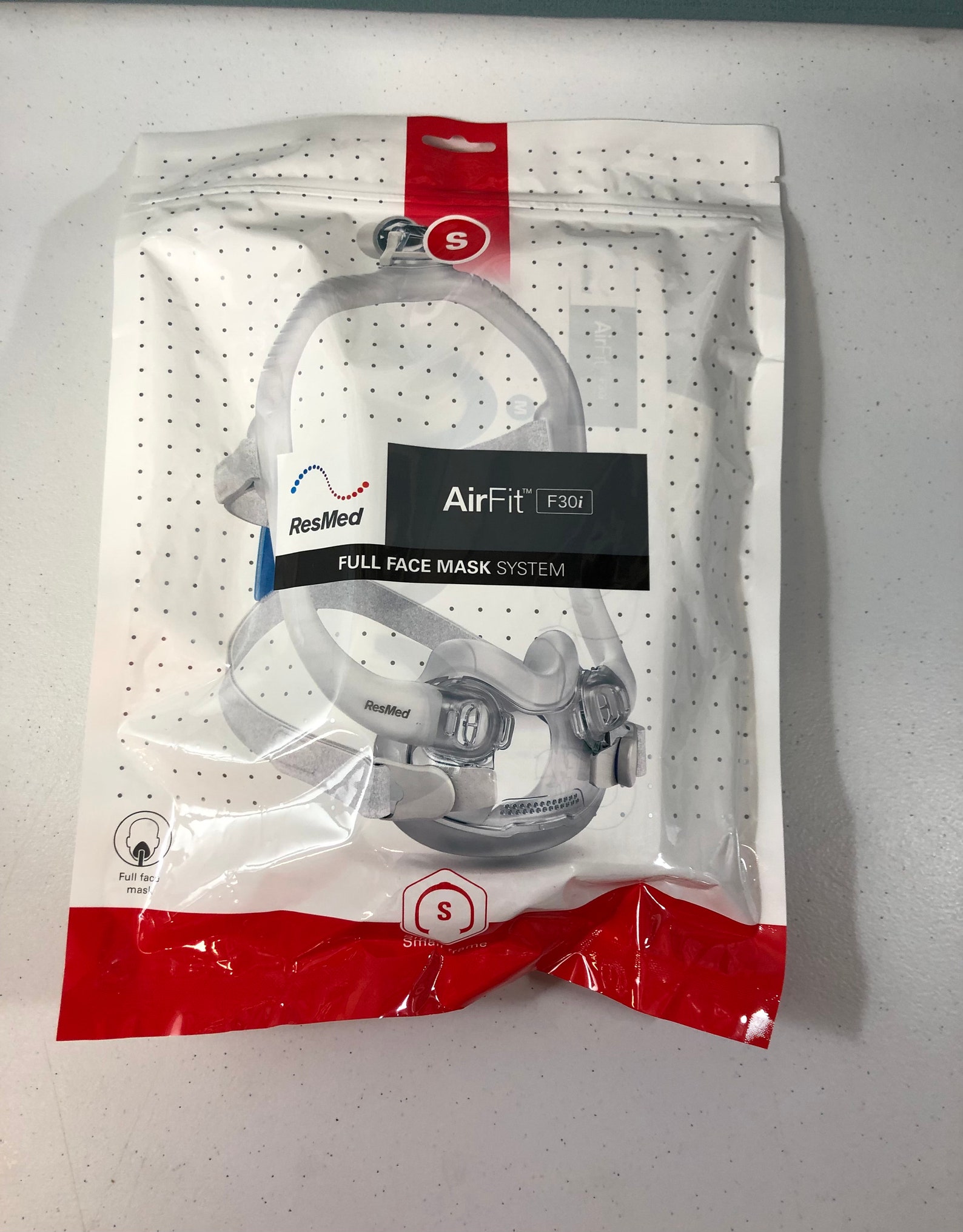 ResMed AirFit F30i Full Face Cpap Mask size Small with Small | Etsy