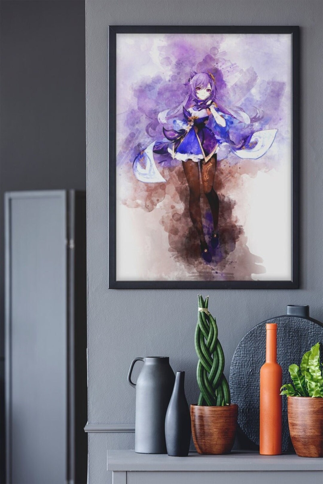 Genshin Impact Keqing Poster Gaming Poster Anime Poster - Etsy